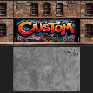 1/10 Scale RC Scale Garage Walls / Diorama / Backdrop - Decal Kit - for ...