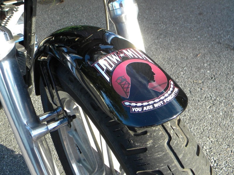 P.O.W. MIA 5pc Decal Set - Choose Color - Motorcycle Helmets Car Truck ...