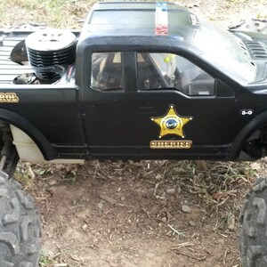 Sheriff Vinyl Decals - Universal 1/10 1/8 Scale R/C Sets - 2 Styles to ...