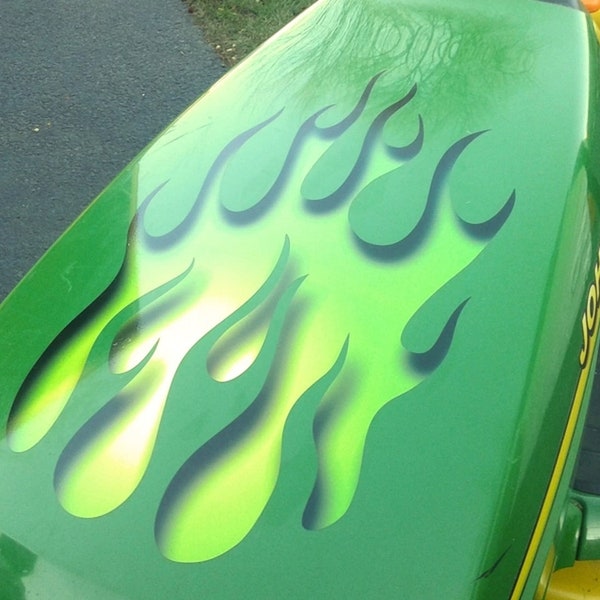 Flame Decals - Etsy