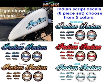 Motorcycle Tank Decal - Etsy