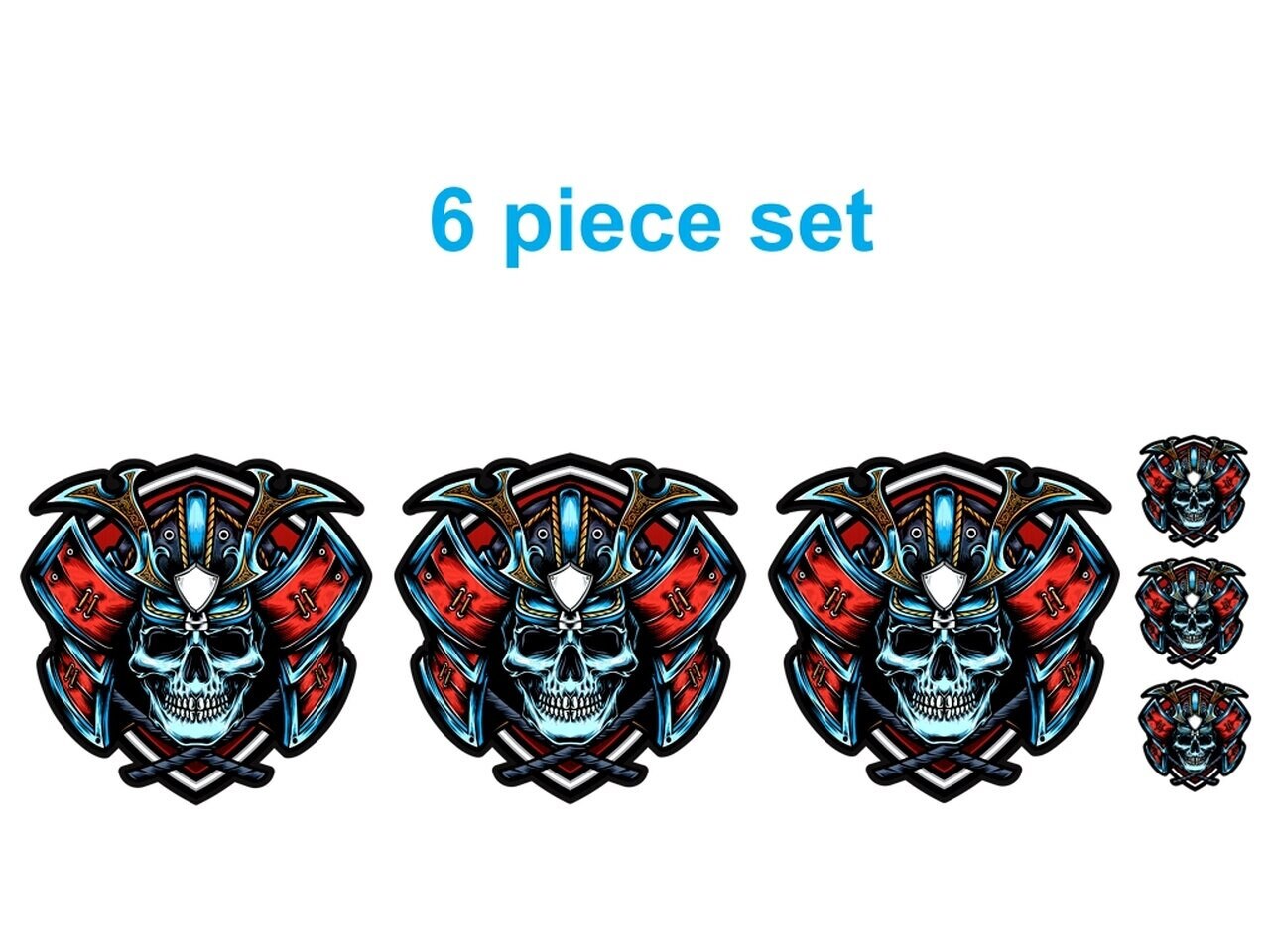 Samurai Motorcycle Tank Fender & Fork Vinyl Decals 6 Piece | Etsy