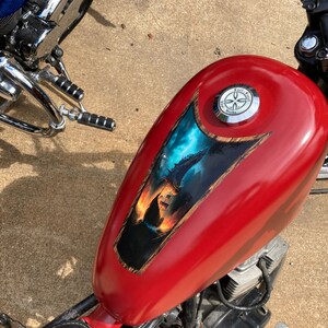 Serpent Ship - Motorcycle Tank Decal - 1pc - Harley Sportster Chopper ...