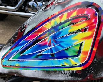 Motorcycle Tank Decals Angel Wings BLACK for Tank Top or Sides for ...