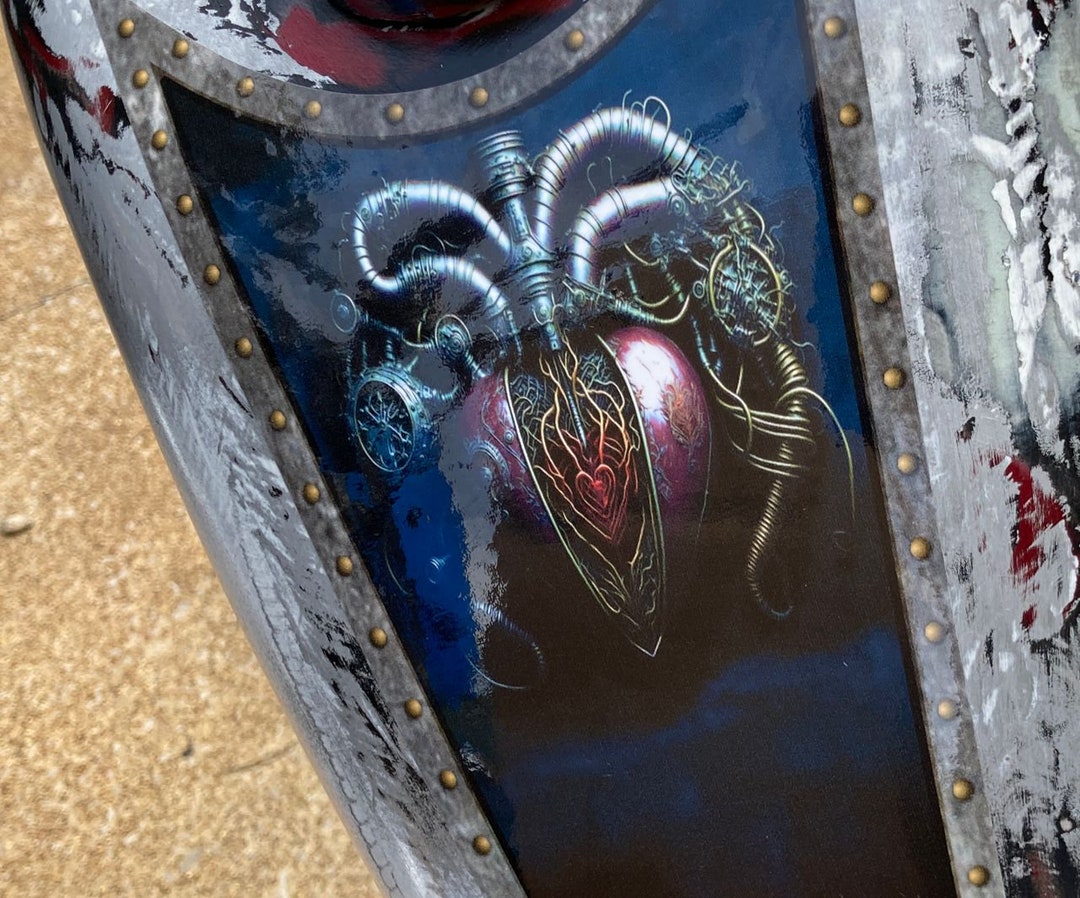 Steampunk Heart - Motorcycle Tank Decal - 1pc - Harley Sportster ...