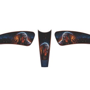 Indian Scout Motorcycle Tank Decals - Ancestral Fire - for Scout Bobber ...