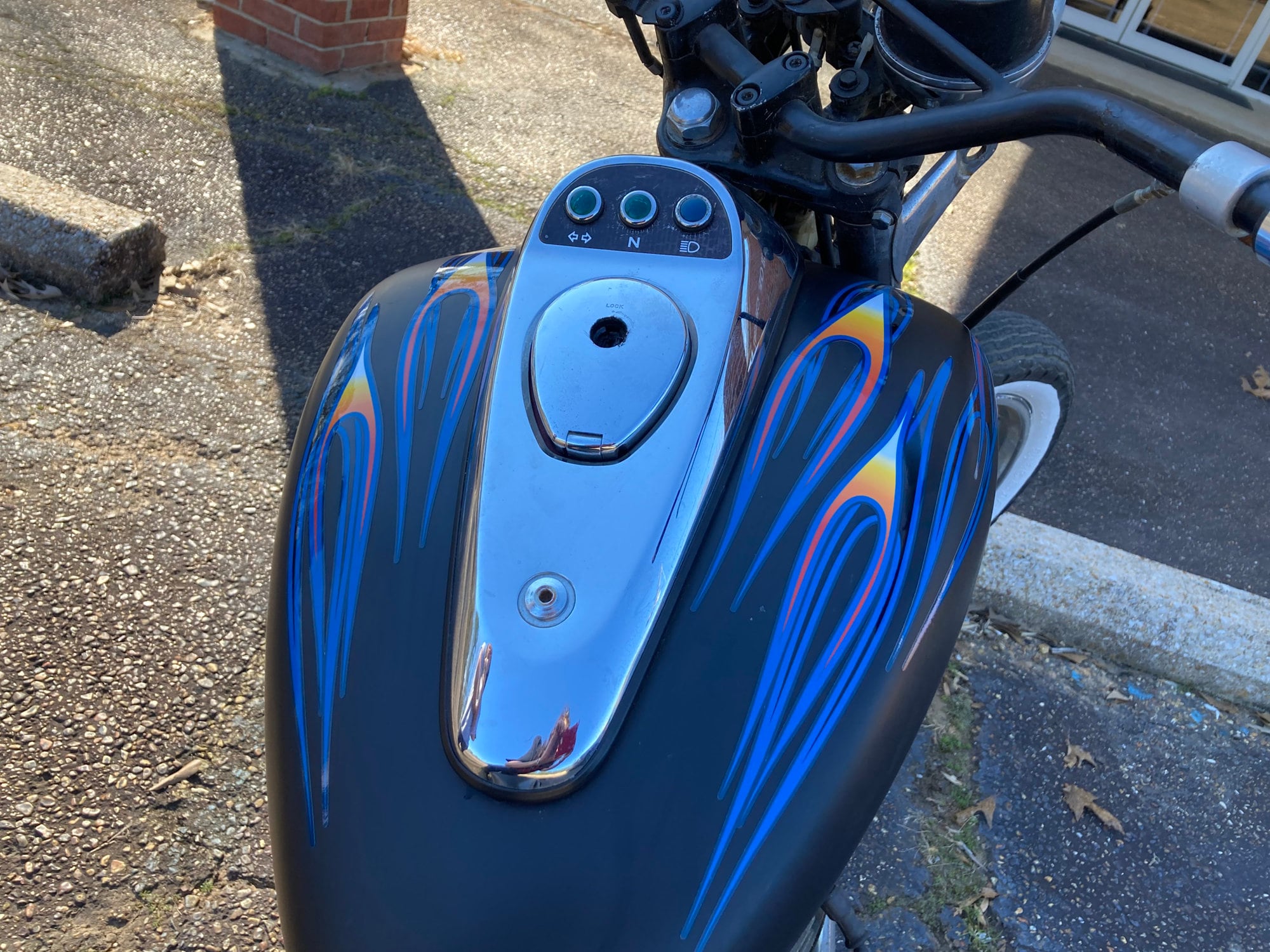 Old School Layered Flames No. 10 White Hot Fire/blueberry | Etsy