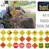 1/10 Scale RC Rock Crawler DIY Trail & Road Sign Set 41 Pieces - Etsy