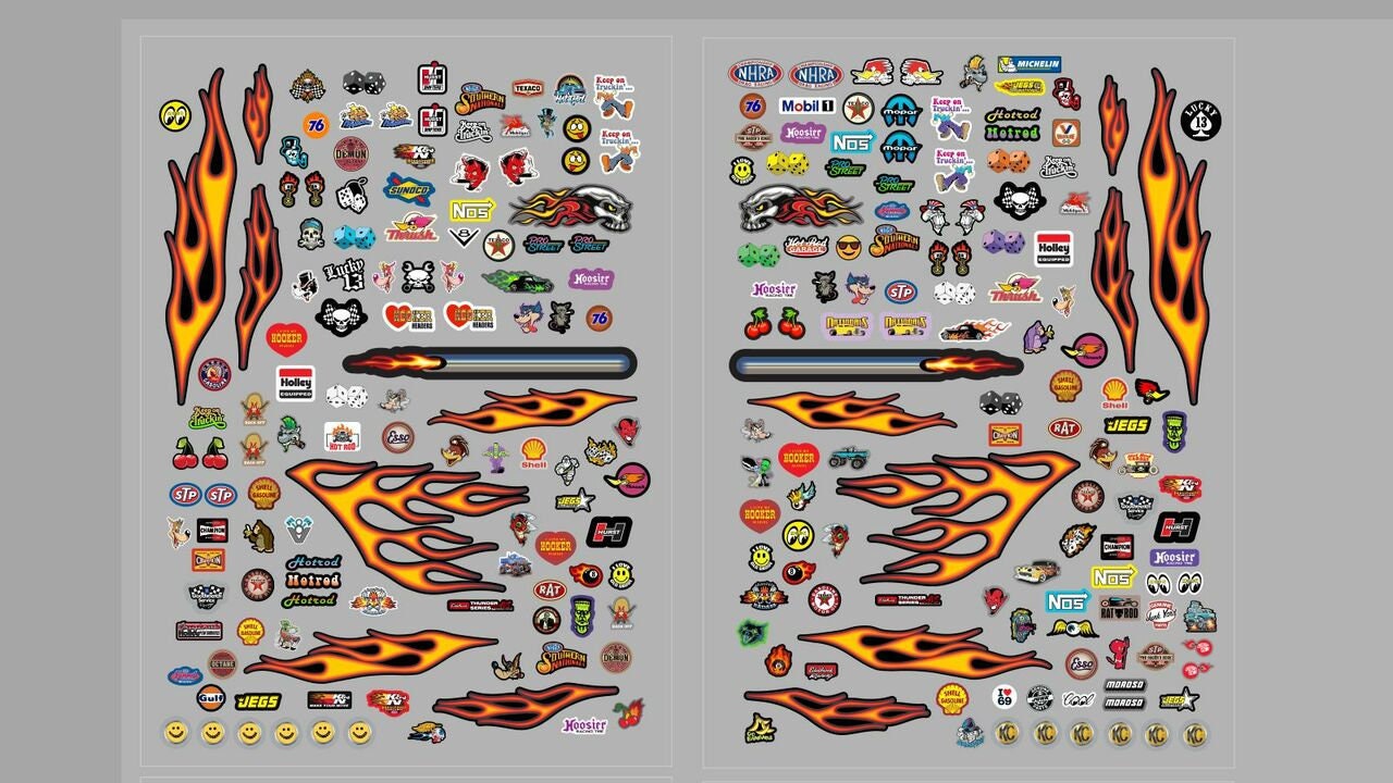 1/10 Scale RC Car Truck Decals 542 Piece Set Drag Slash - Etsy