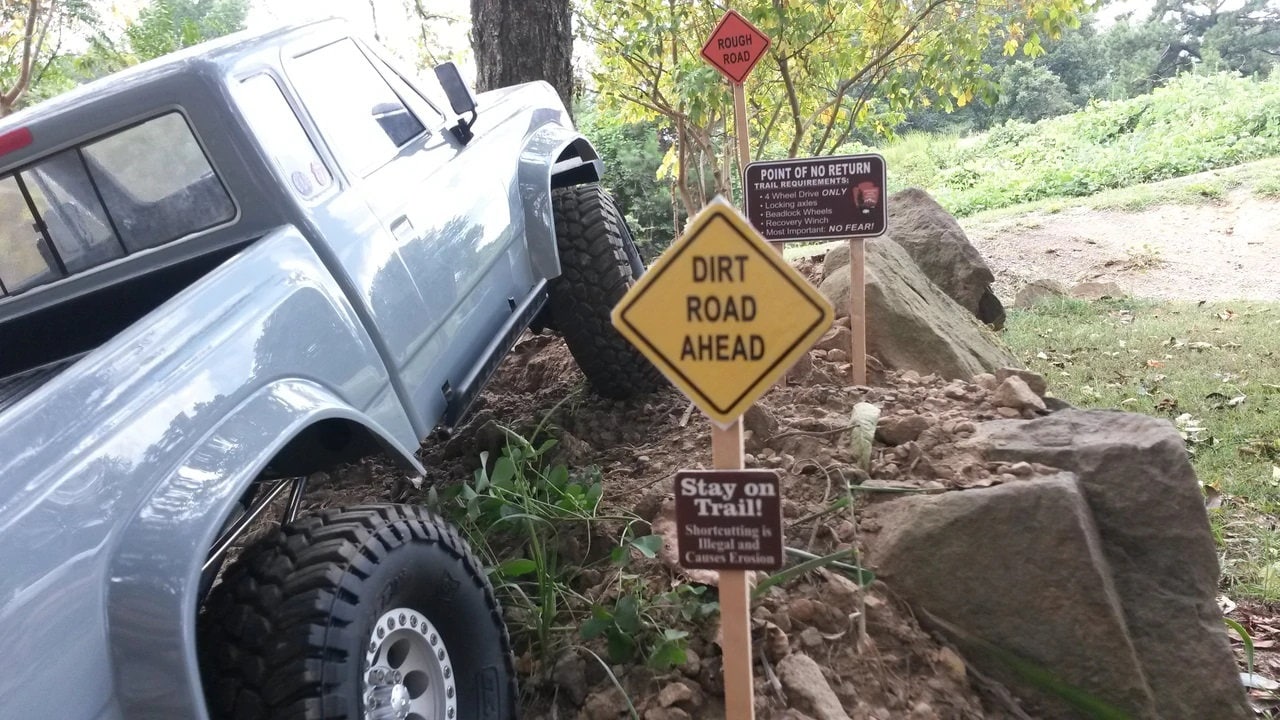 1/10 Scale RC Rock Crawler- DIY - Trail & Road Sign Set - 41 Pieces - Etsy