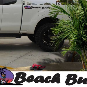 Beach Bum Hood Decals - 2pc Set for Jeep Wrangler Car Truck SUV - Etsy