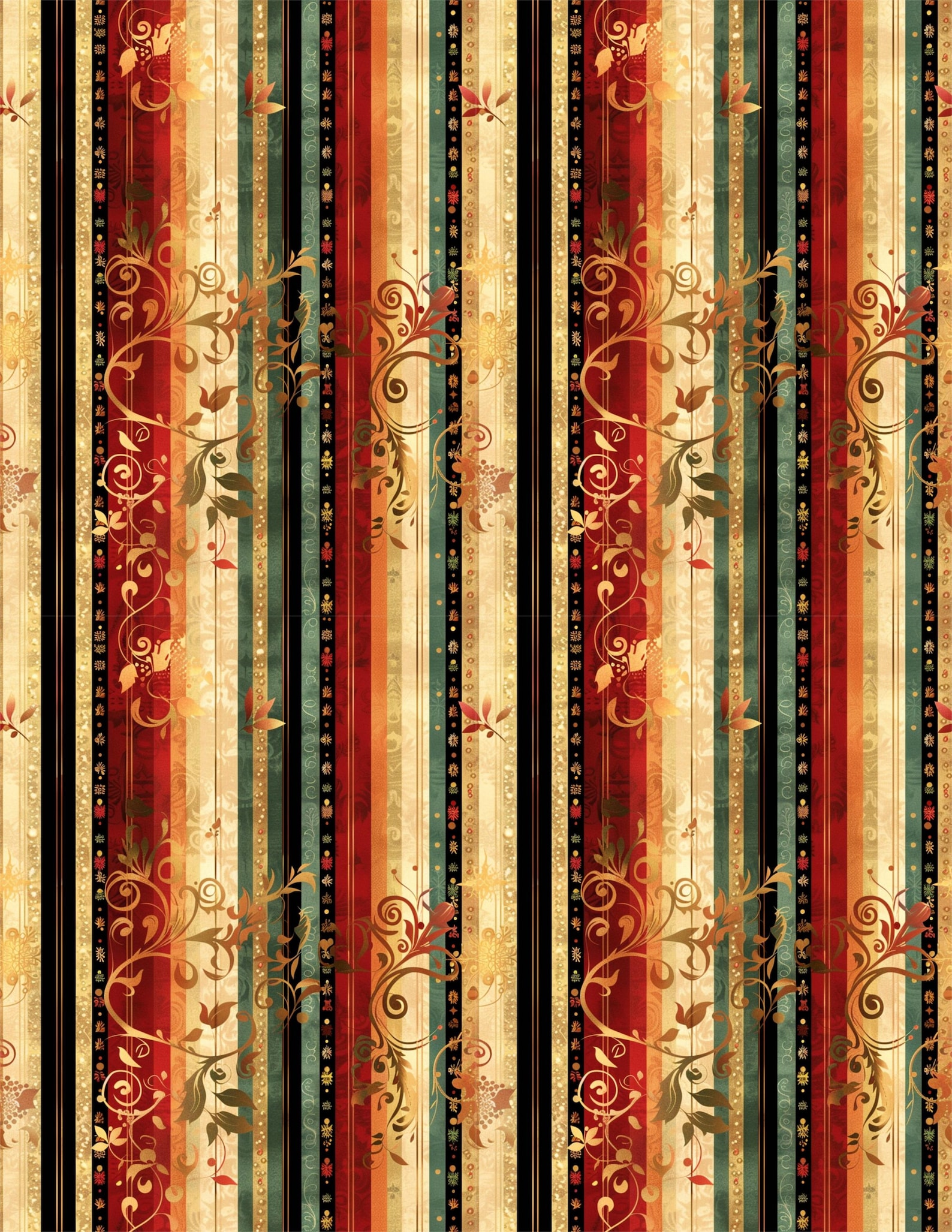 Dollar Pack Digital Papers--five Xmas Stripe Papers--instant Download ...
