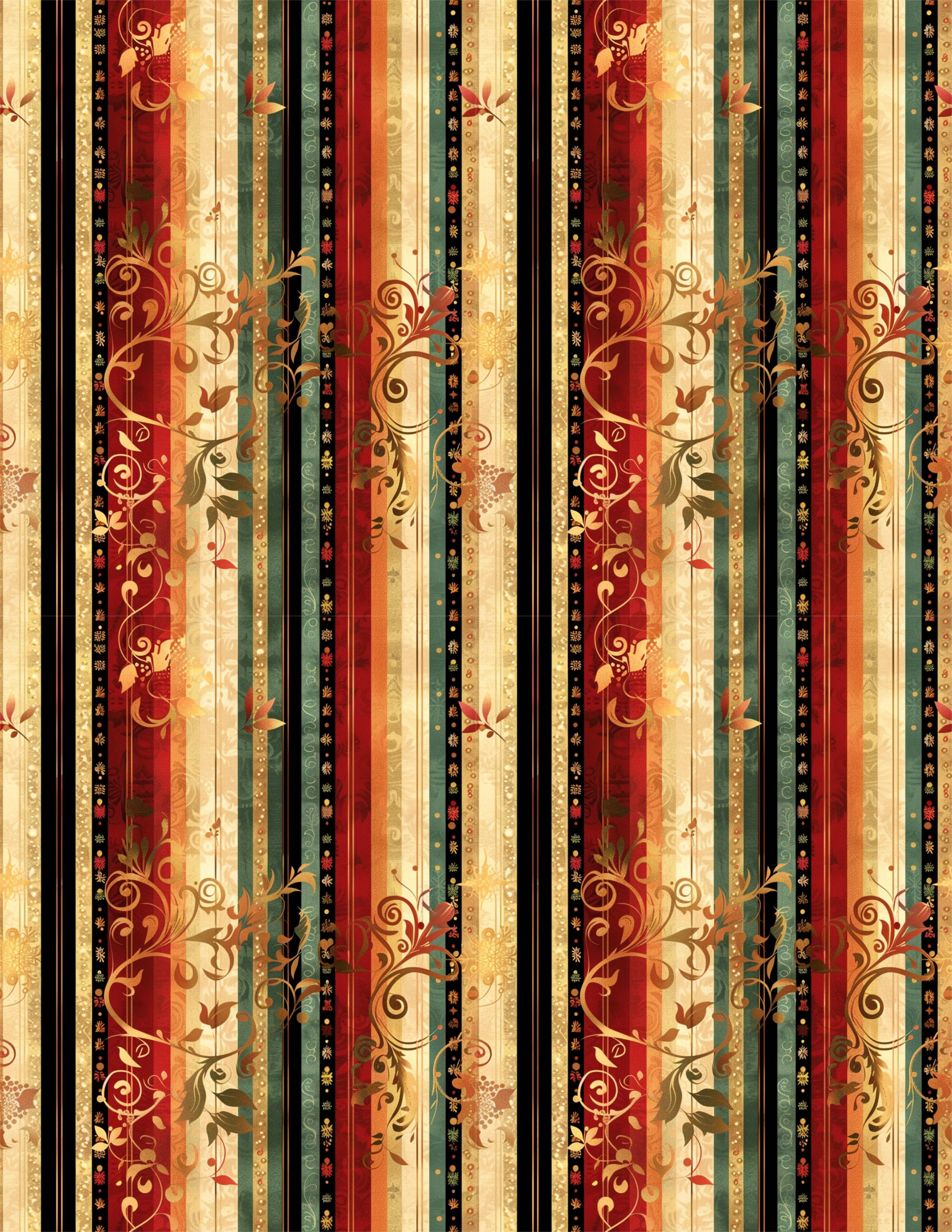Dollar Pack Digital Papers--five Xmas Stripe Papers--instant Download ...