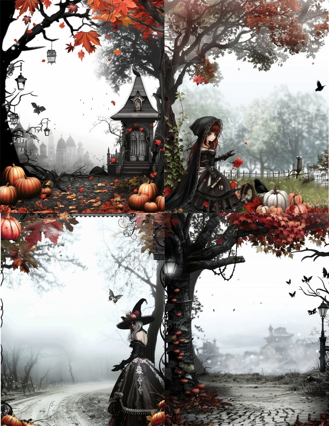 Autumn Dreams Scrap Pack--five Sheets of Scrapbooking/crafting Papers ...