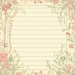 Wild Garden Lined and Unlined and Plain Writing Papers--instant ...