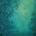 Five Beautiful Blue Green Journaling/stationery/scrapbooking Sheets - Etsy