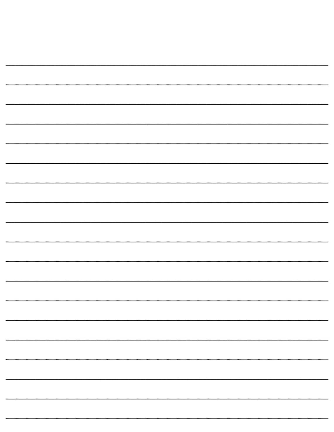 Plain Lined Paper Template Instant Download--commercial Use Permitted ...