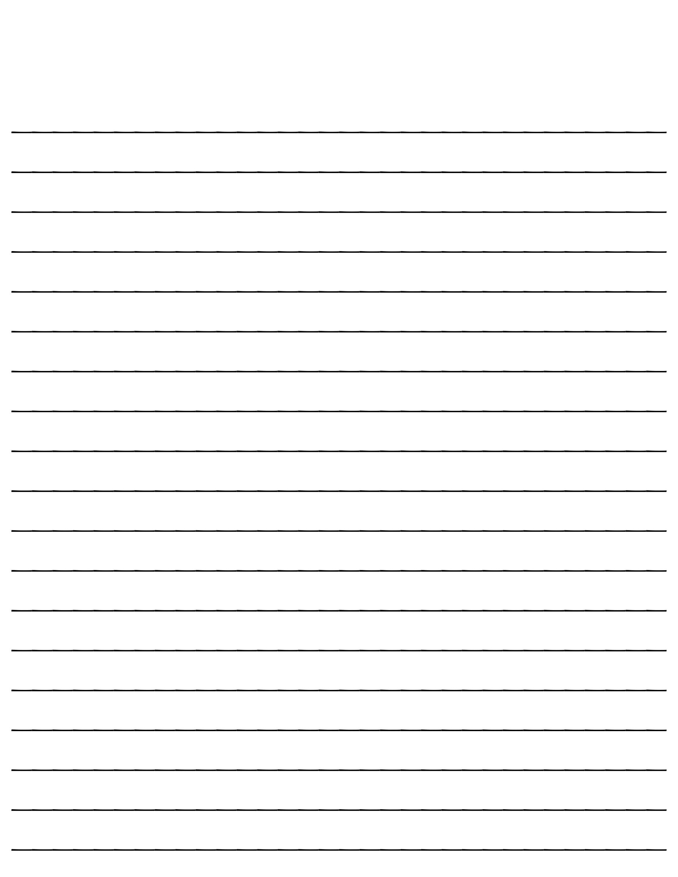 Plain Lined Paper Template Instant Download--commercial Use Permitted ...