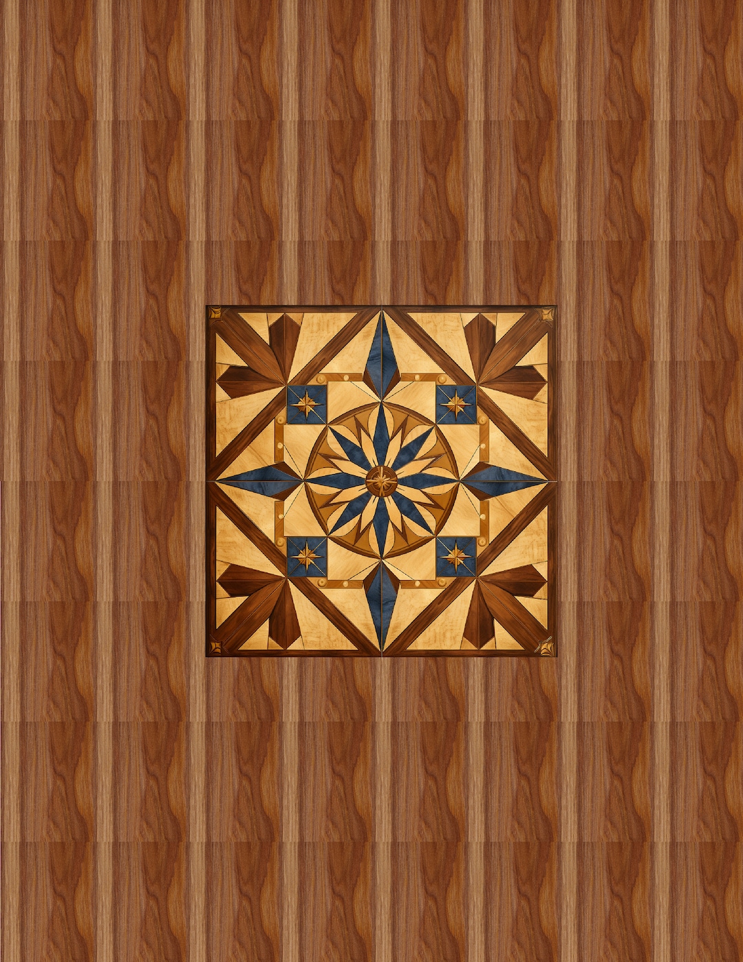Printable Dollhouse Flooring Parquetry Medallion, Background, and ...