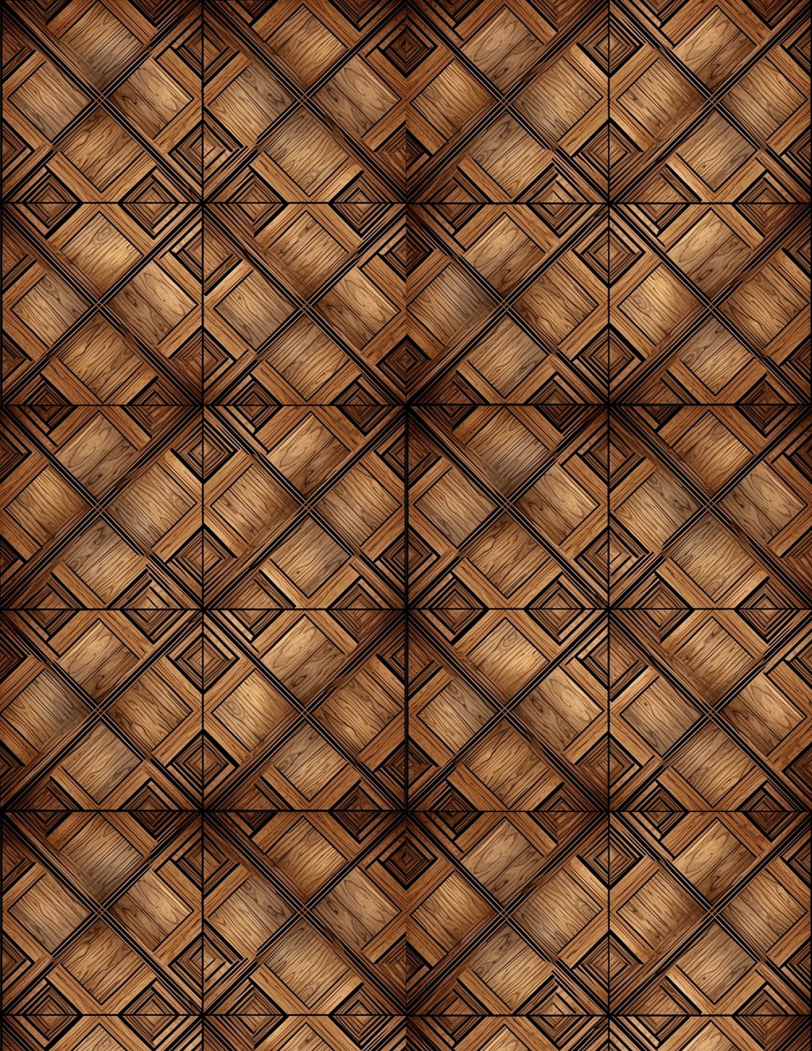 Printable Dollhouse Flooring Three Fancy Parquet Patterns--jpg--instant ...