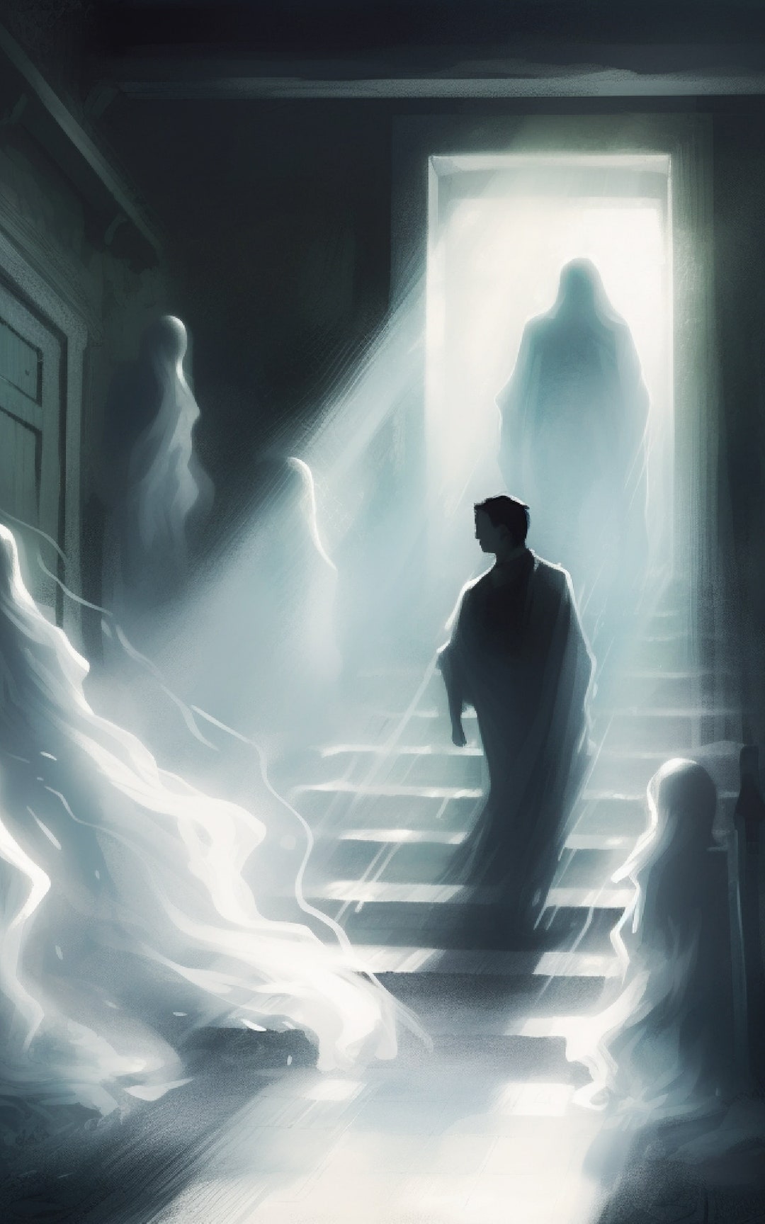 Paranormal/ya/supernatural Novel Cover Artbasement Full of Ghostssized ...