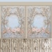 Dollhouse Wallpaper, Blue Floral Painted Decorative Panels--jpg Files ...