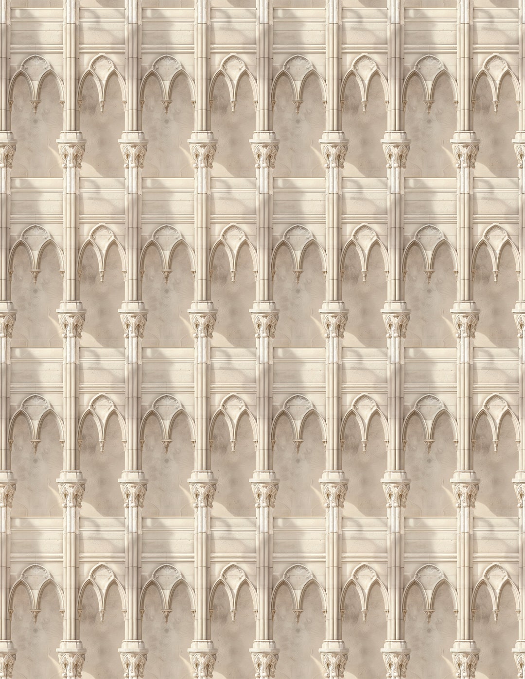 Printable Dollhouse Wallpaper, Architectural Patterns, Three Designs ...