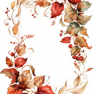 Five Beautiful Traditional Autumn Background Journaling/stationery ...