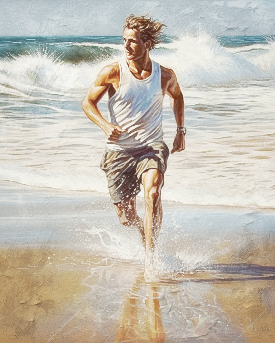 The Runner Twoart Print by DC Williamsinstant Download - Etsy