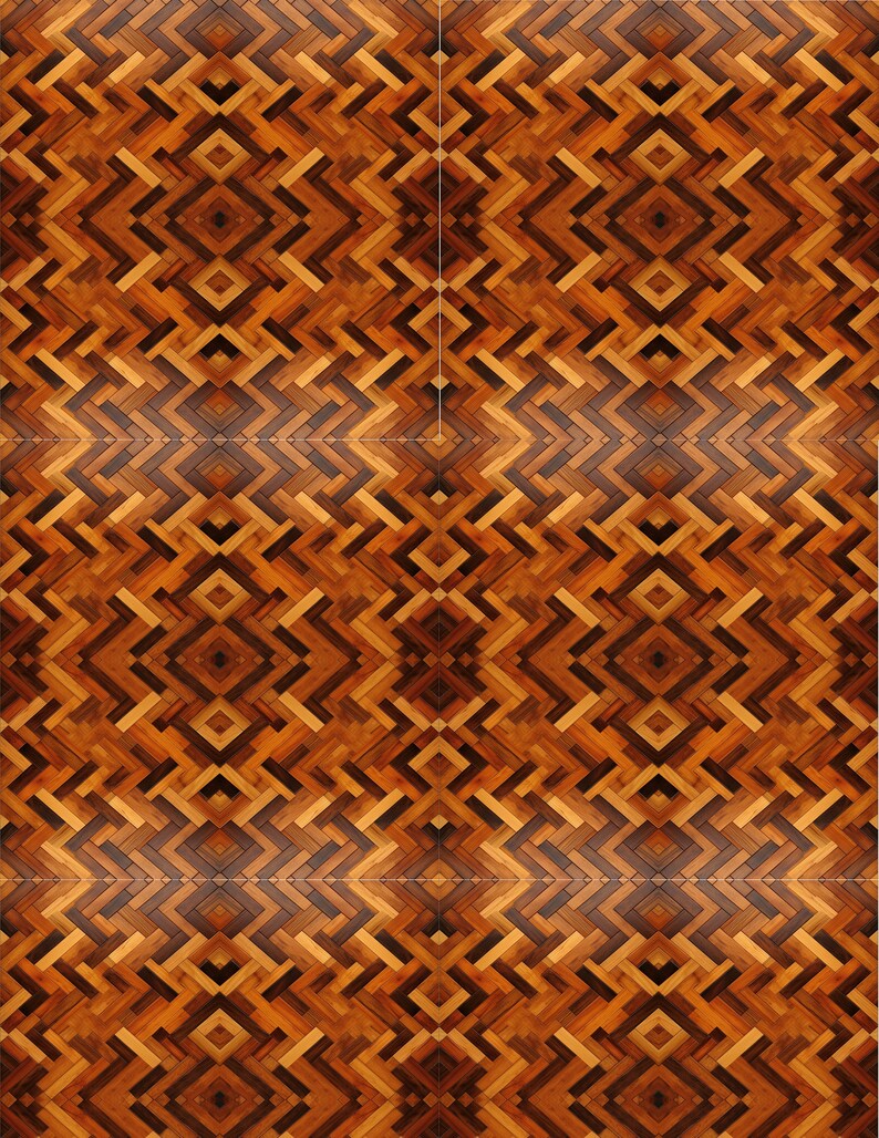 Printable Dollhouse Flooring Four Fancy Parquetry and Marquetry ...