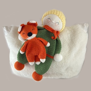 Little Prince Amigurumi, Newborn Comforter Gift, Crochet Fox, Crochet ...