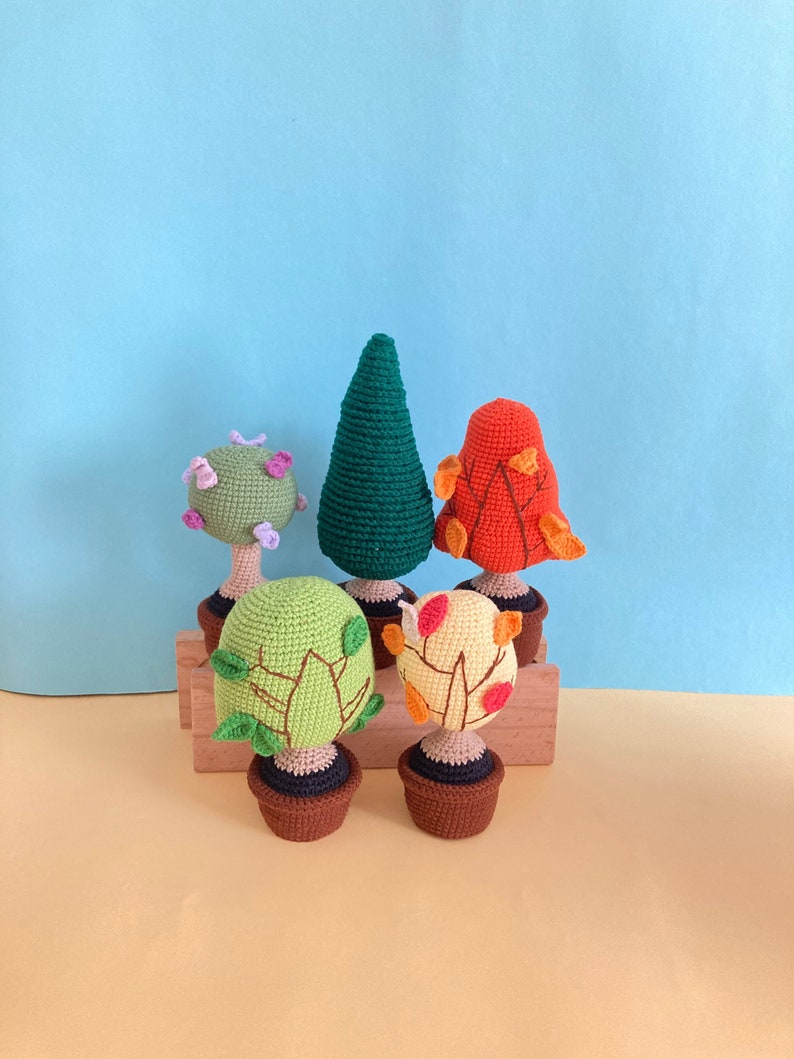 Crochet Trees, Home Decor Nature, Tree Figures, Handmade Trees, Stuff ...