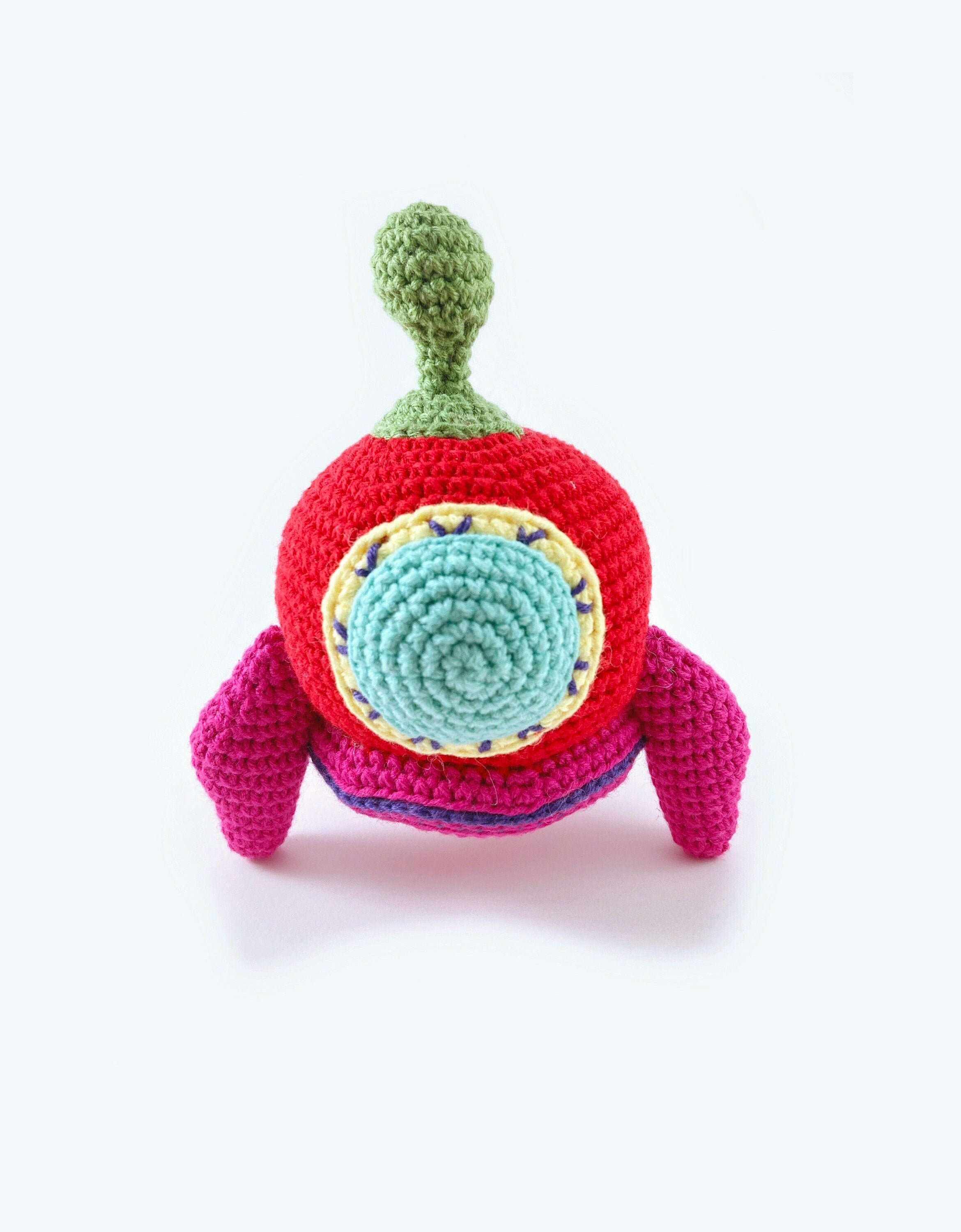 Crochet Space Satellite Toy for Kids Space Knit Toy Satellite Doll for ...