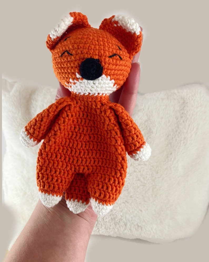 Little Prince Amigurumi Newborn Comforter Gift Crochet Fox - Etsy