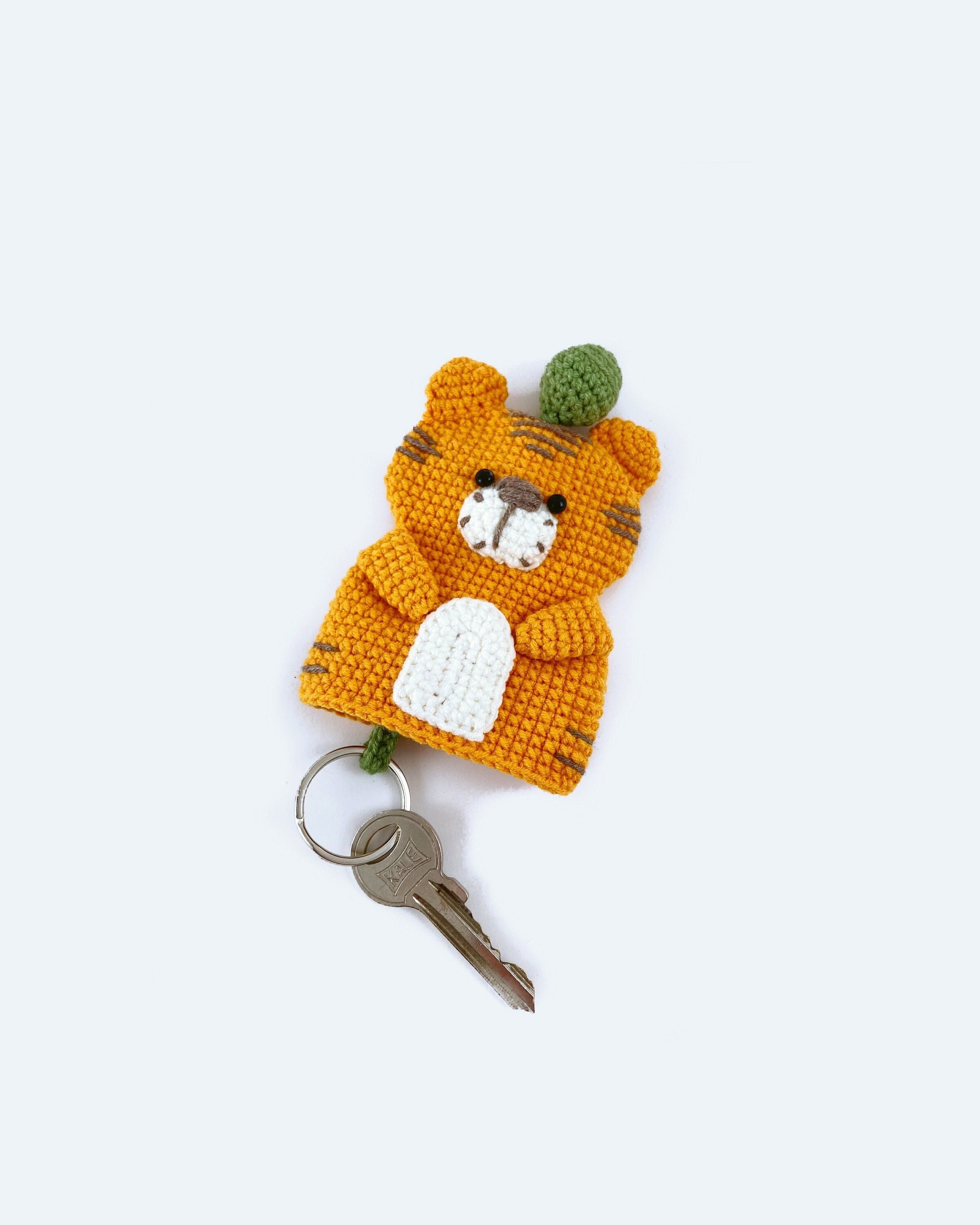 Crochet Key Cover Tiger Key Cover Gift Key Holder Amigurumi - Etsy