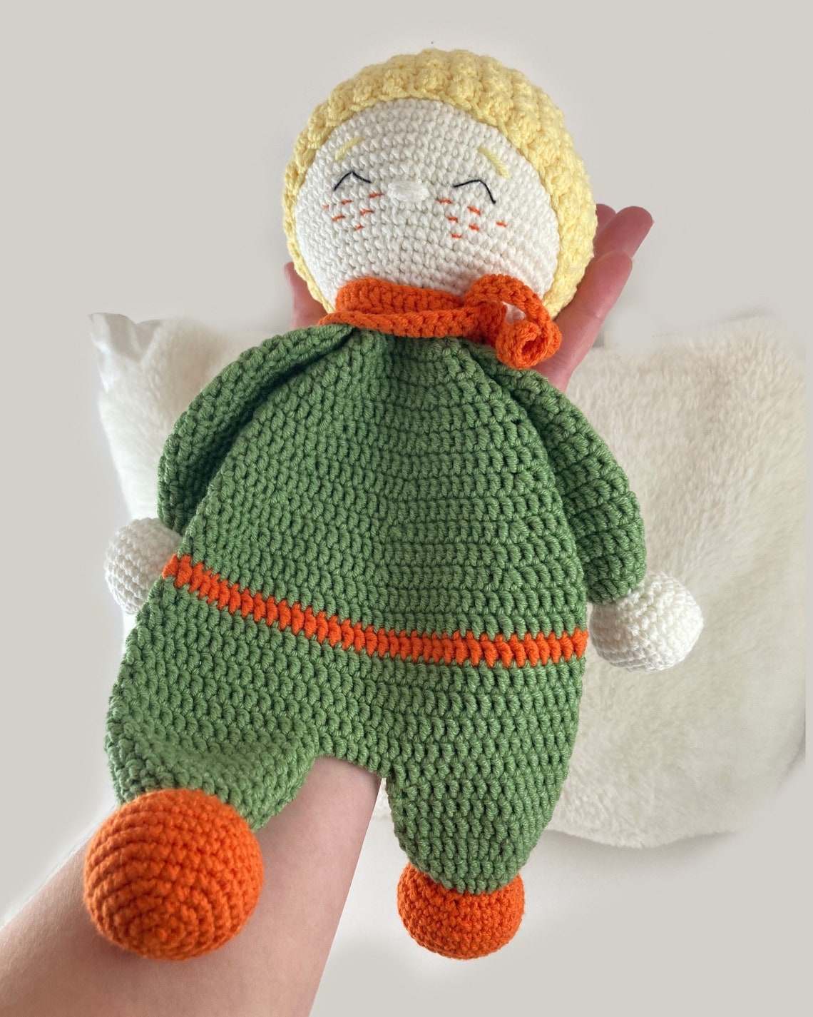 Little Prince Amigurumi Newborn Comforter Gift Crochet Fox - Etsy