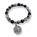 Zodiac Sign Bracelet Scorpio Black & White Glass Bead - Etsy