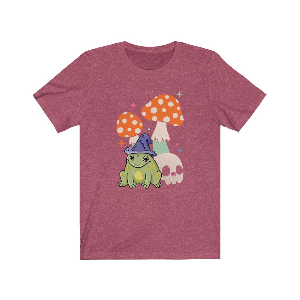 Cottagecore Clothing Cute Frog Wizard Mushroom Goblincore | Etsy