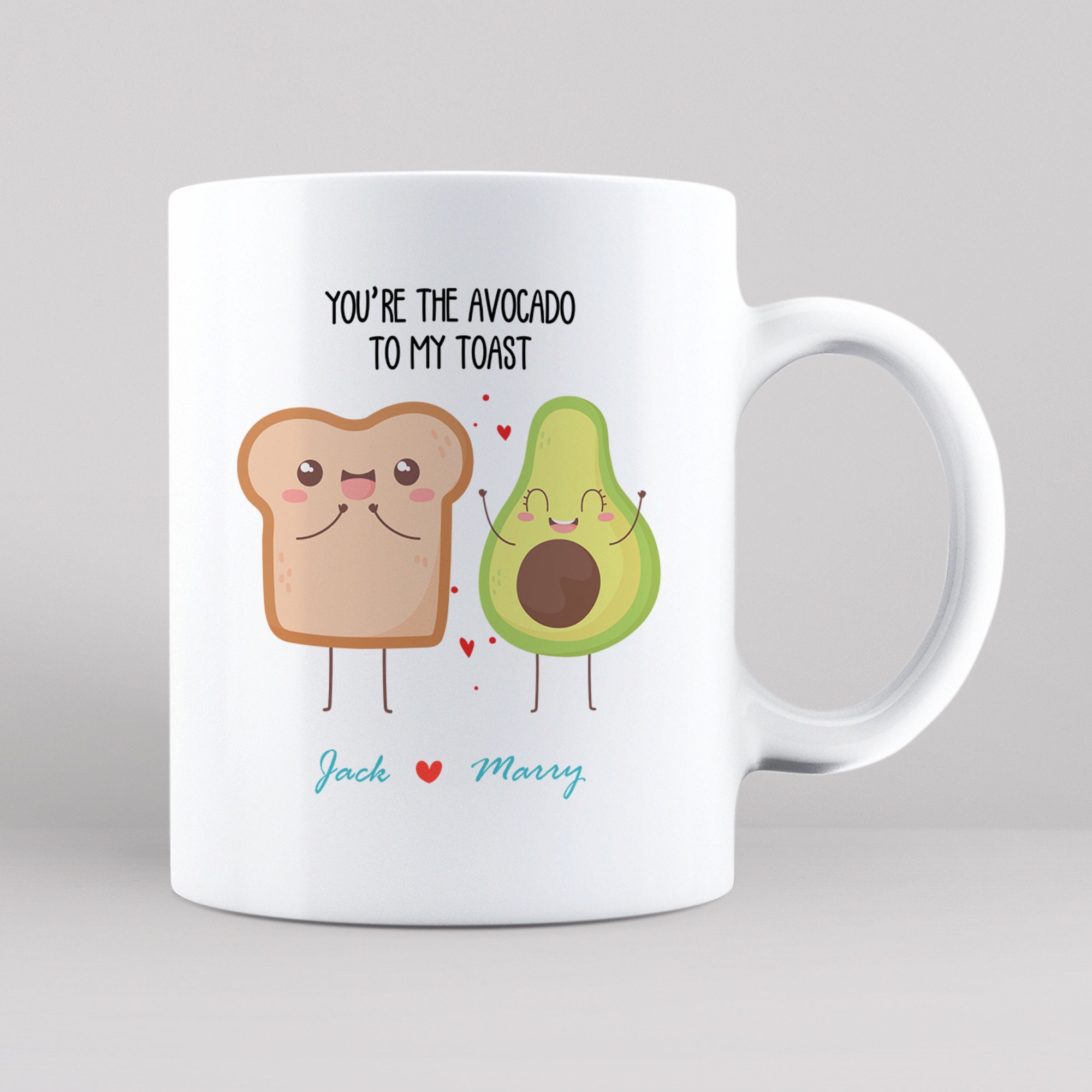 Personalized Couples Mug Cute Kawaii Gift for Husband Wife Girlfriend ...
