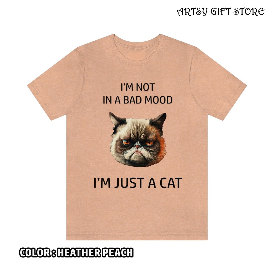 I m Not In A Bad Mood I m Just A Cat Shirt Funny Etsy i-m-not-in-a-bad-mood-i-m-just-a-cat-shirt-funny-etsy