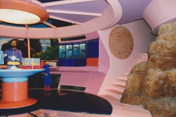 EPCOT HORIZONS Ride Prop Replica Futuristic 70s 80s Geometric Logo ...