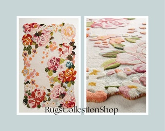 Designer Handmade Hand Tufted Wool Rug Riesco Mid Century - Etsy