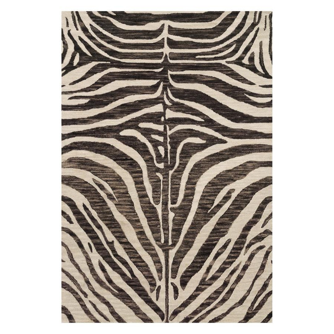 New Look Zebra Skin Hand Tufted Black and White Carpet Anti Skid Rug ...