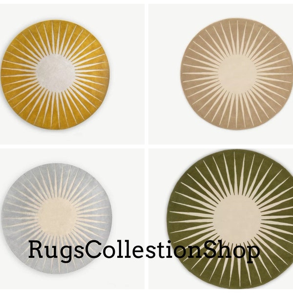 Round Area Rug - Etsy