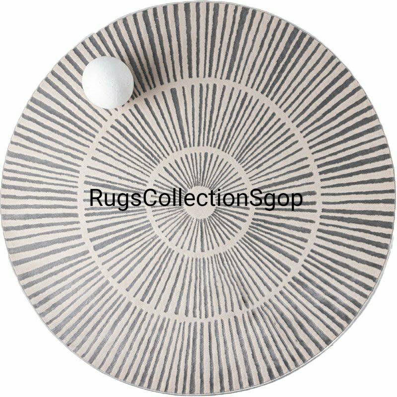 Large Round Rug - Etsy