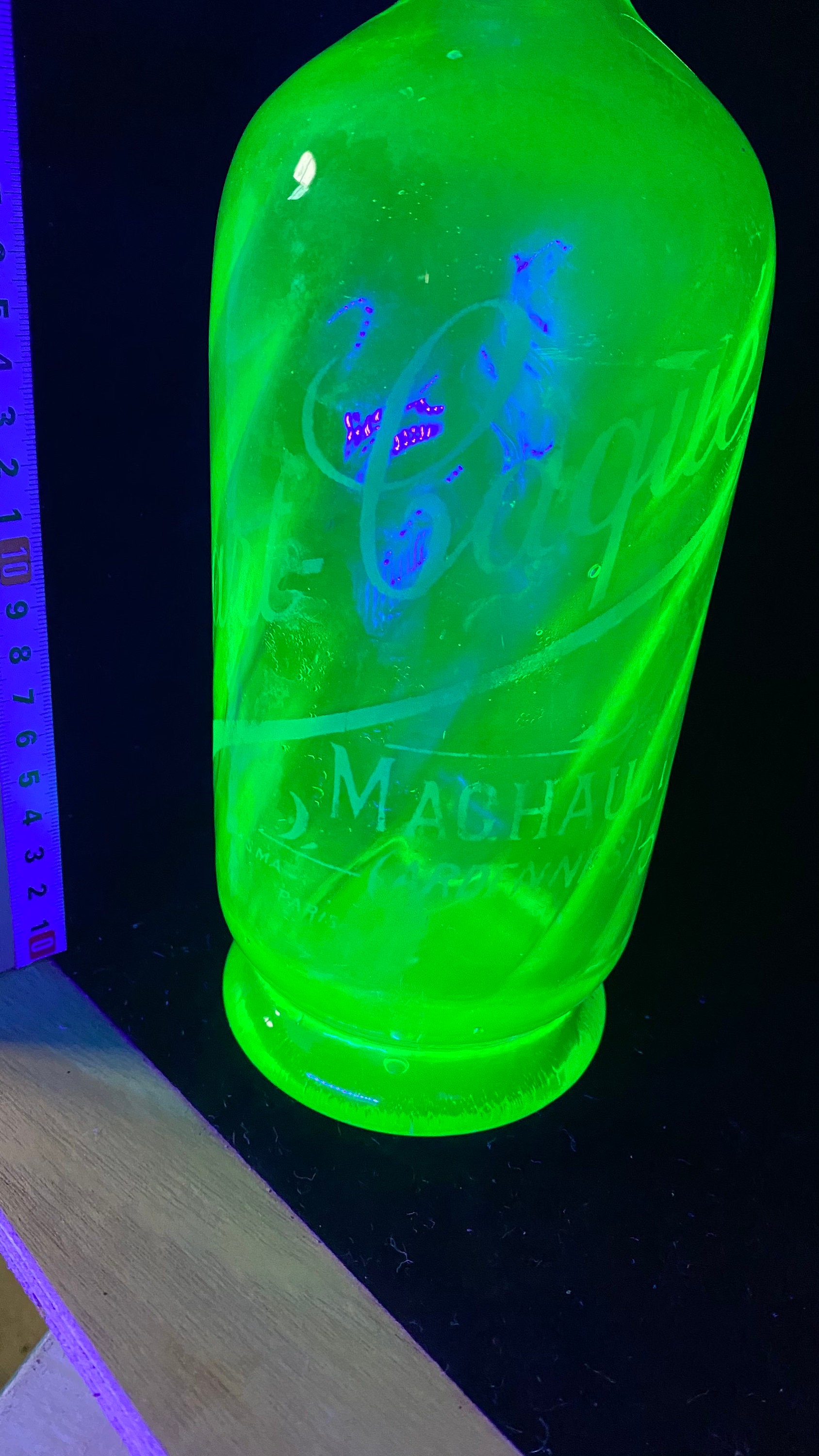 RARE BLUE Uranium Glass Antique French Bistrot Seltzer Bottle - Etsy