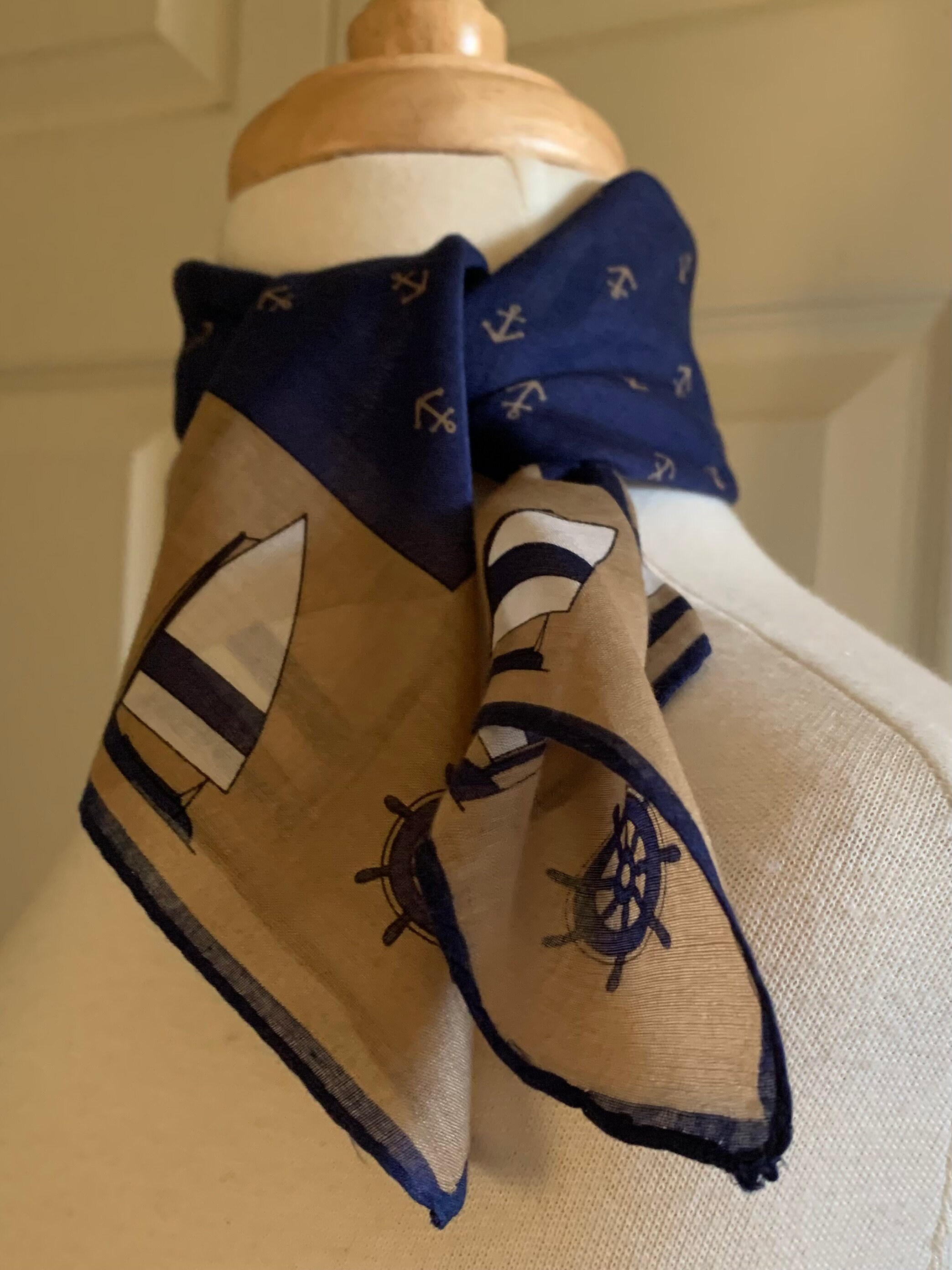Vintage J. G. Hook Nautical Scarf - Etsy