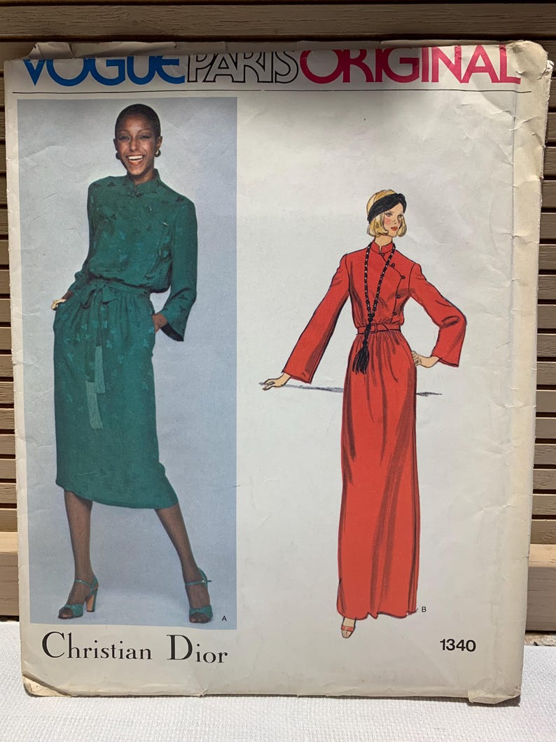 Vintage Christian Dior Pattern, #2 - Etsy