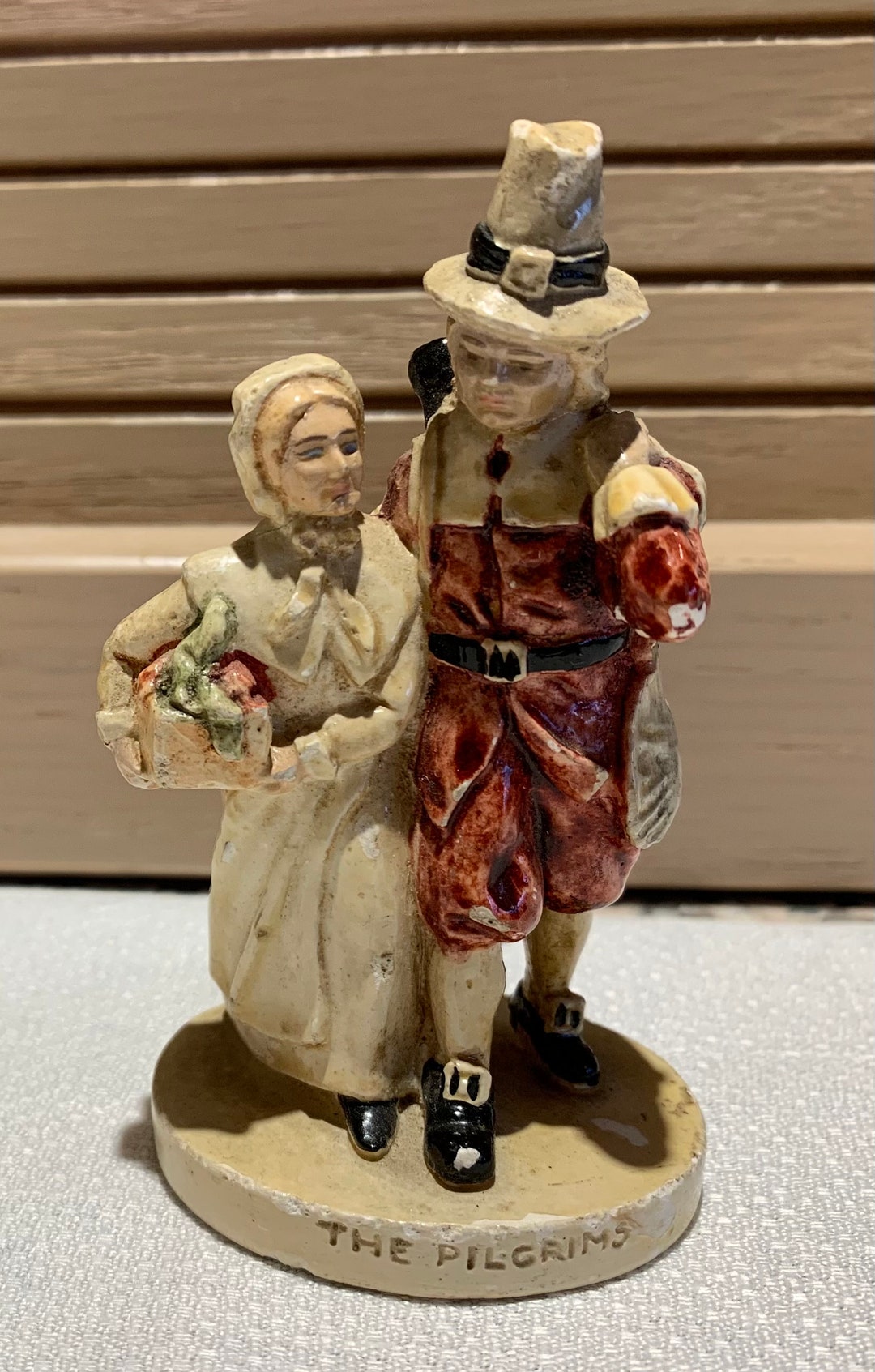 Vintage Sebastian Miniatures the Pilgrims - Etsy