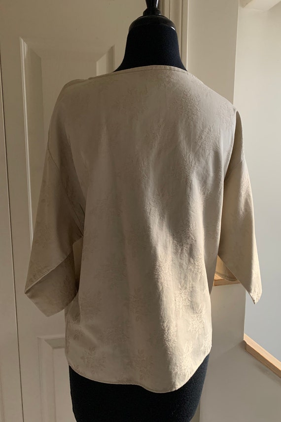 Vintage Boxy Damask Top - Gem